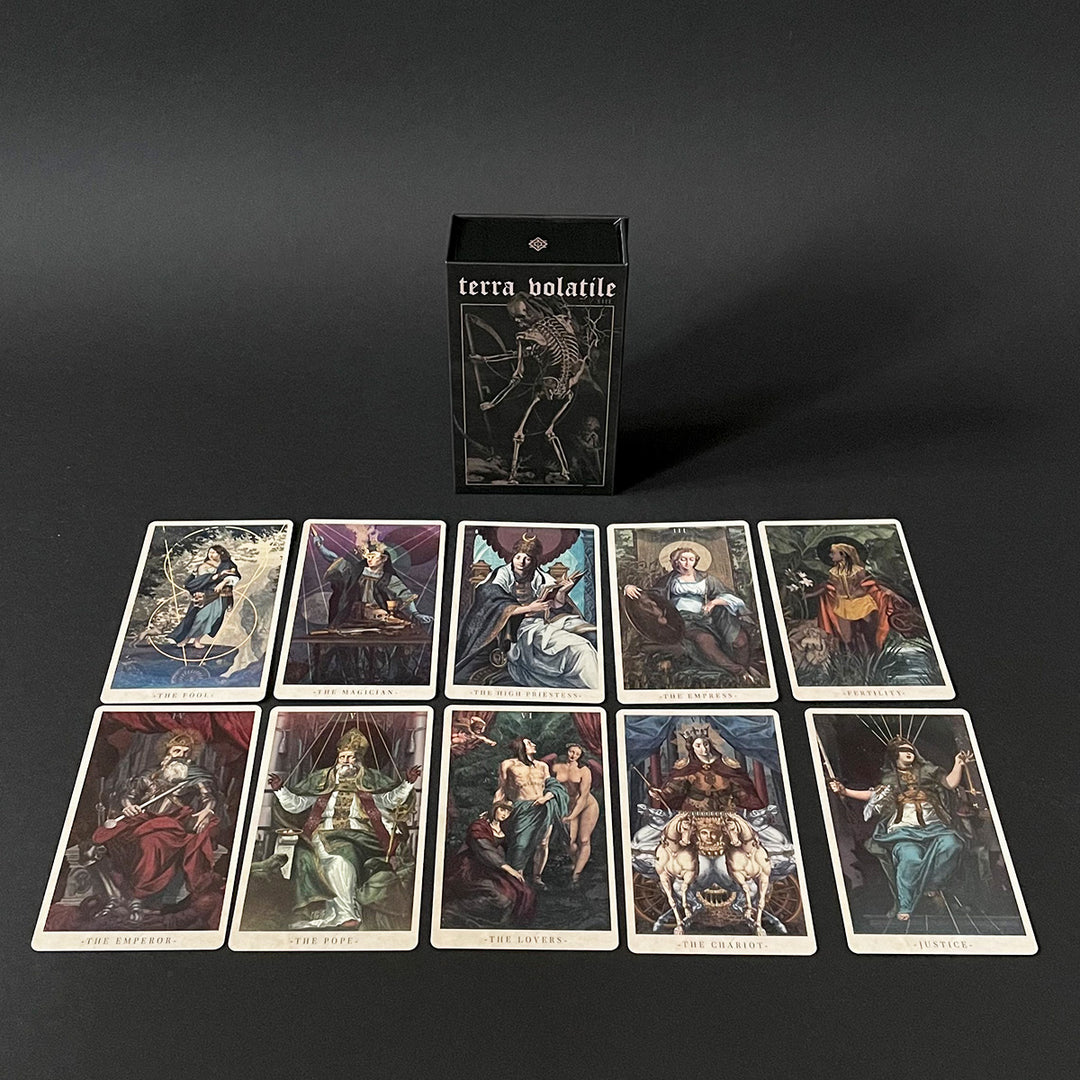 Credo quia Absurdum Terra Volatile Tarot Deck and Book – Haus Nostromo